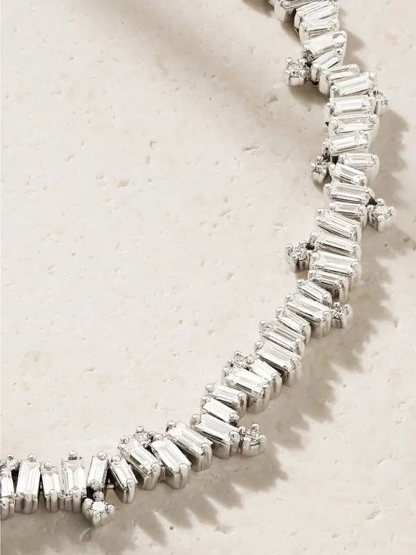 SUZANNE KALAN 18-karat Diamond Necklace