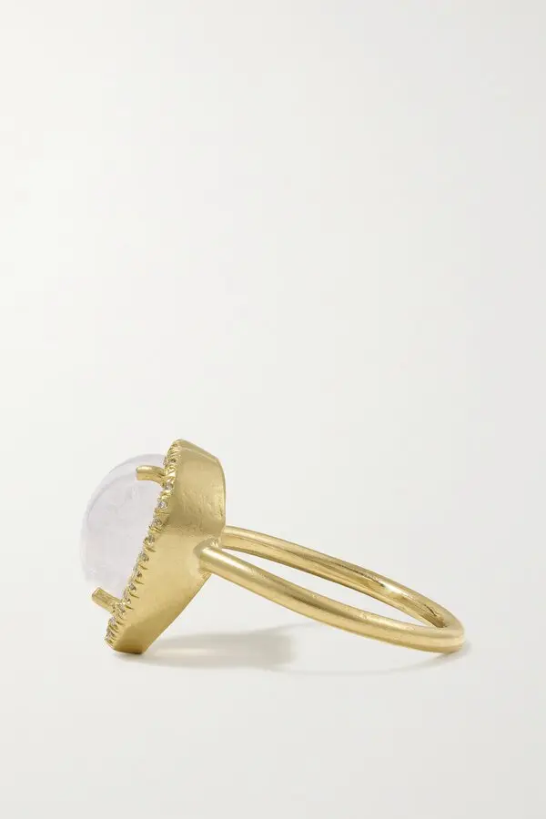 Irene Neuwirth Love 18-karat Moonstone And Diamond Ring
