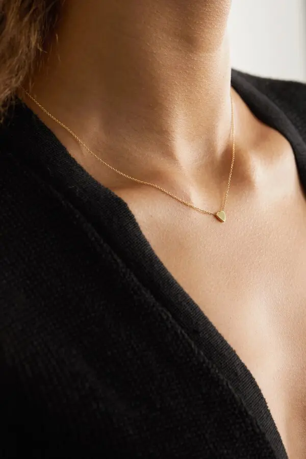 JENNIFER MEYER Mini Heart Necklace