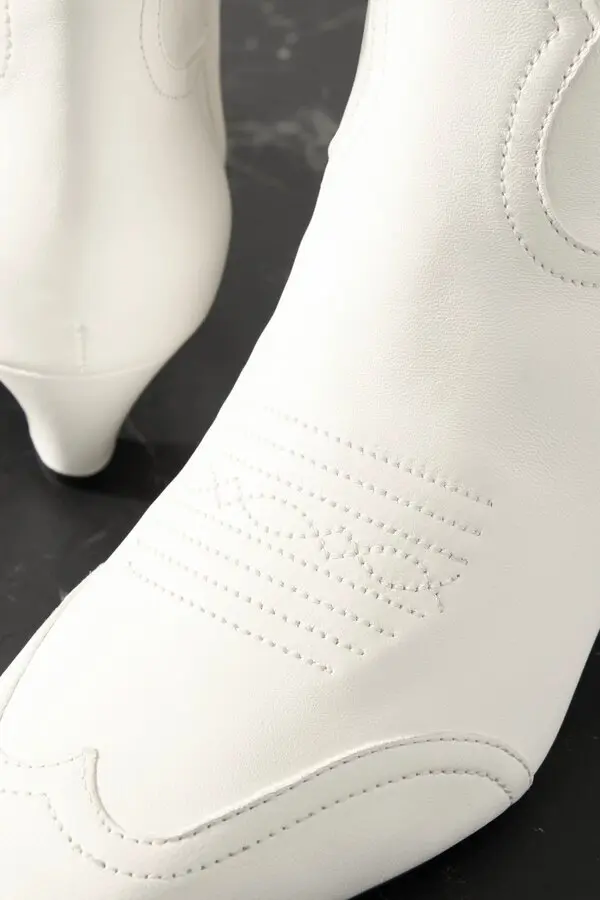 Khaite Dalls Leather Cowboy Boots