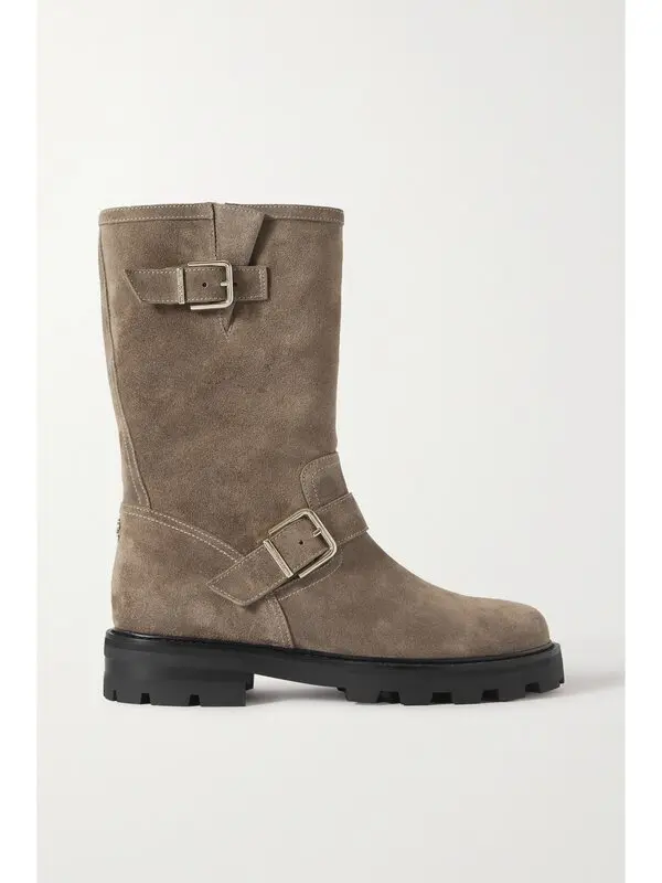 JIMMY CHOO Biker Ii Leather Boots