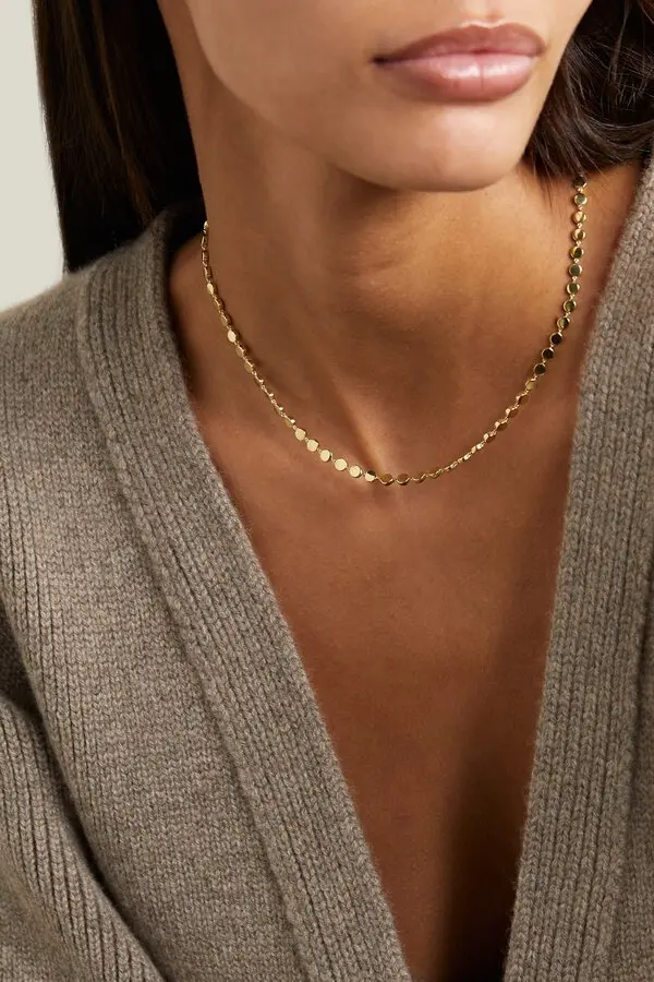 JENNIFER MEYER Mini Circle 18-karat Necklace
