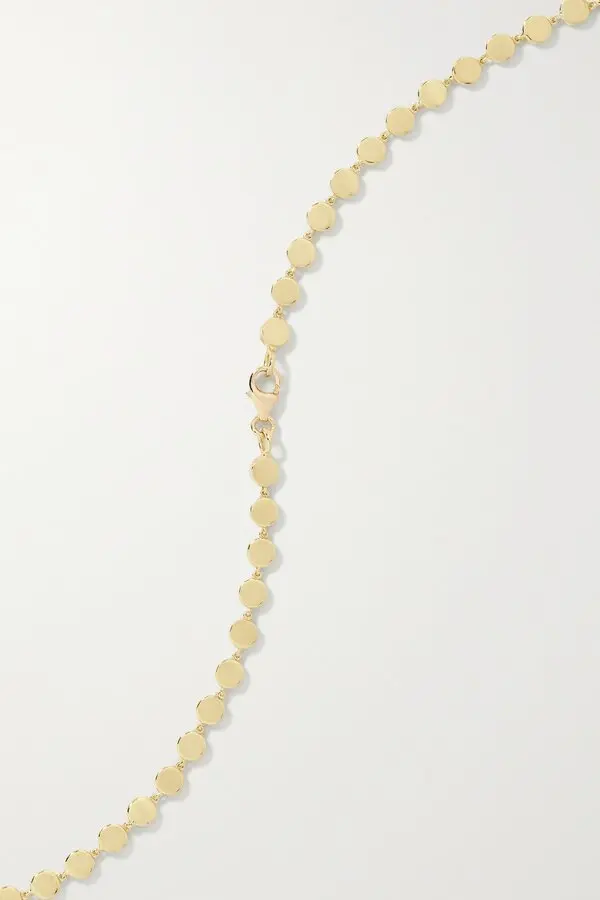 JENNIFER MEYER Mini Circle 18-karat Necklace