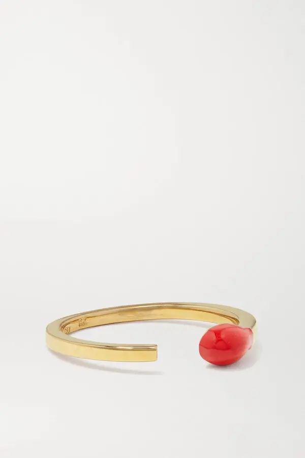 Alison Lou Match Stack 14-karat And Enamel Ring
