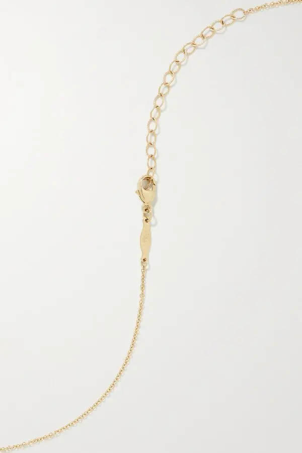 Jacquie Aiche Emily 14-karat Diamond Necklace
