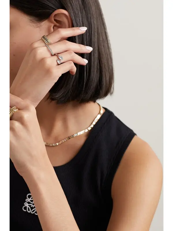 ANITA KO Eternity 18-karat Diamond Ring - Silver
