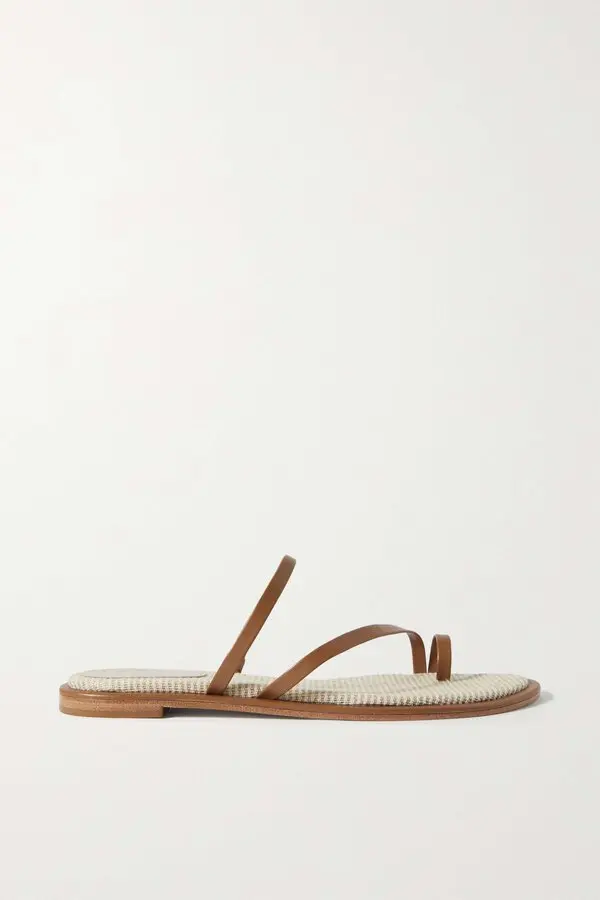 PORTE & PAIRE Leather Sandals