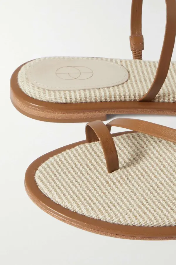 PORTE & PAIRE Leather Sandals