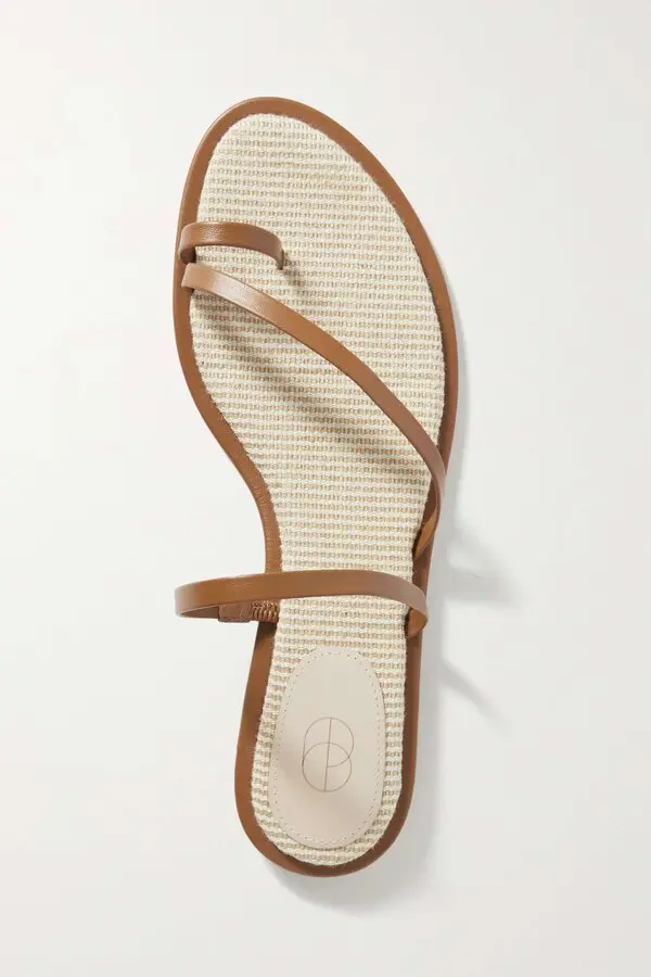 PORTE & PAIRE Leather Sandals