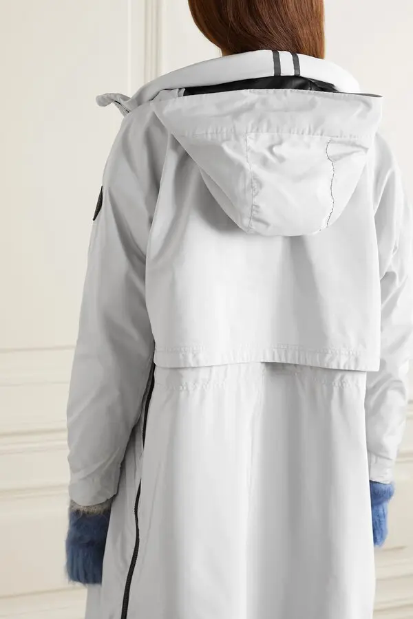 カナダグースCinematographer Jacket Frost Grey Canada Goose Cinematographer Hooded Shell Jacket - Gray | Editorialist