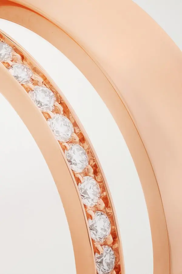 REPOSSI Berbère Module 18-karat Diamond Ring - Rose Gold