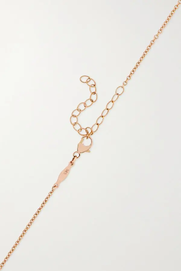 Jacquie Aiche 14-karat Diamond Body Chain - Rose Gold
