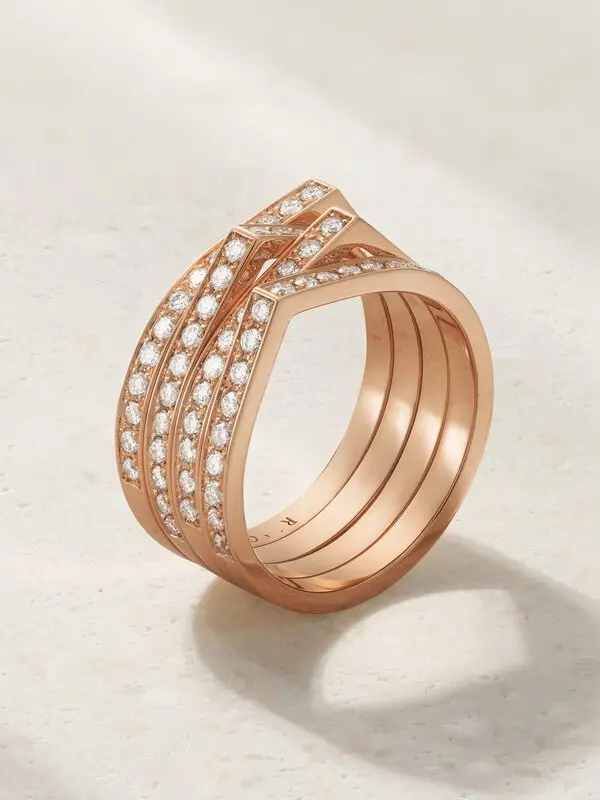 REPOSSI Antifer Diamond Ring - Gold