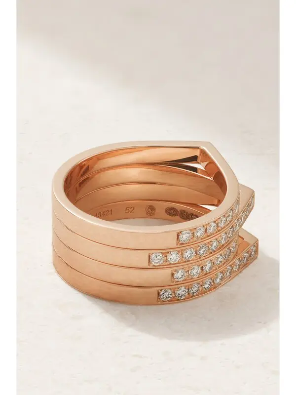 REPOSSI Antifer Diamond Ring - Gold