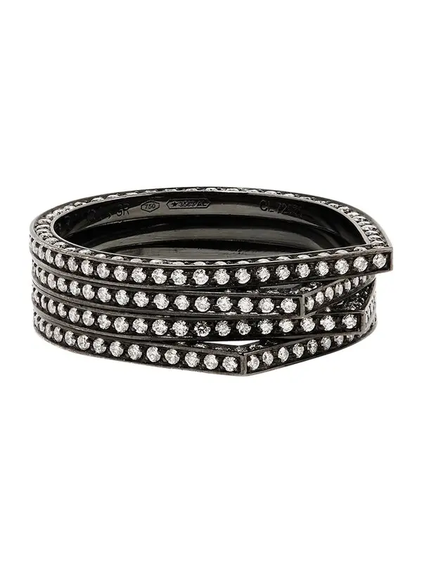 REPOSSI Antifer 18-karat Gold-washed Diamond Ring