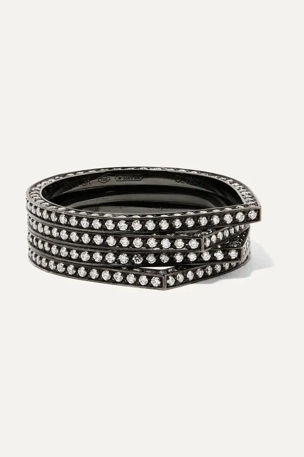 REPOSSI Antifer 18-karat Gold-washed Diamond Ring