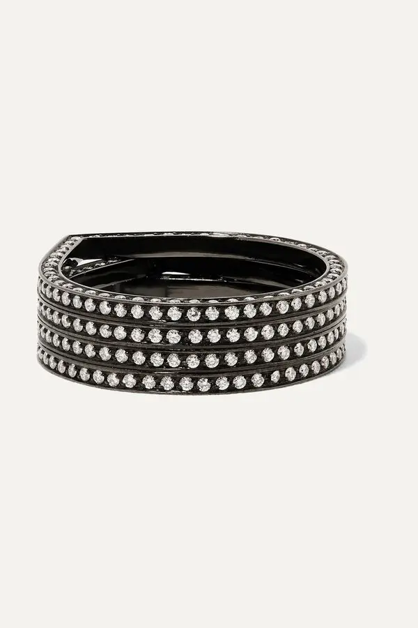 REPOSSI Antifer 18-karat Gold-washed Diamond Ring