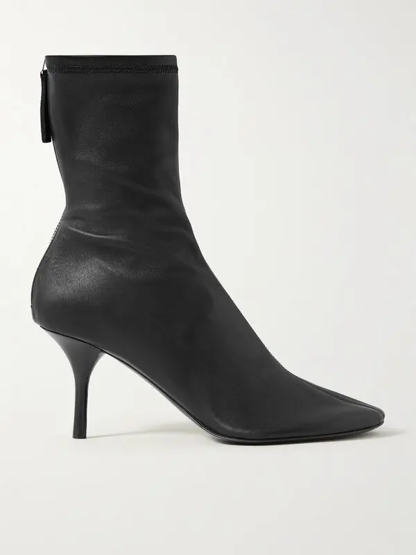 Acne Studios Leather Ankle Boots - Black