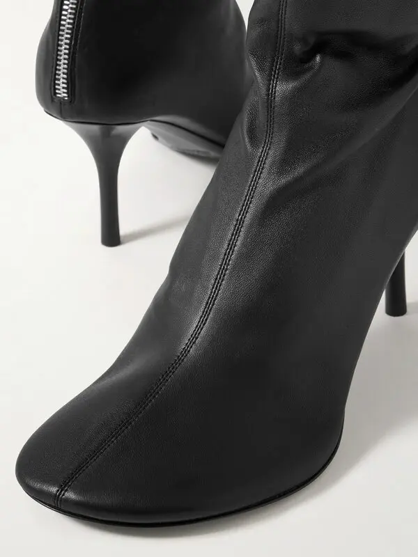 Acne Studios Leather Ankle Boots - Black