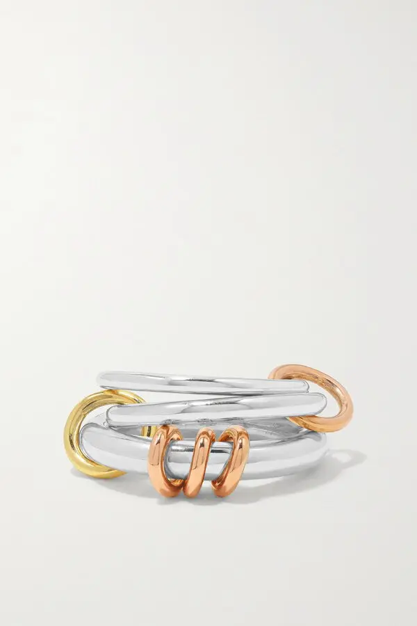 SPINELLI KILCOLLIN Orion Set Of Three Rings - Silver