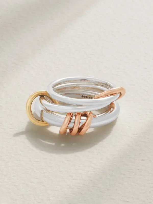 SPINELLI KILCOLLIN Orion Set Of Three Rings - Silver