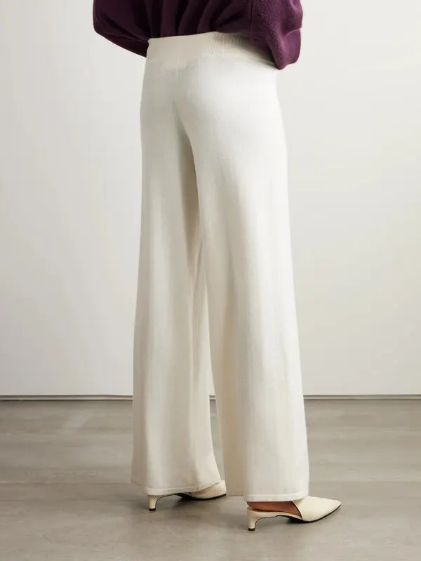 LISA YANG Sofi Cashmere Wide-leg Pants
