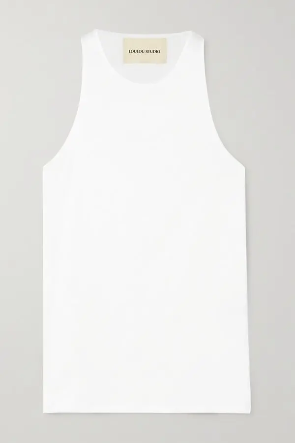 LOULOU STUDIO Mahina Supima Cotton-jersey Tank