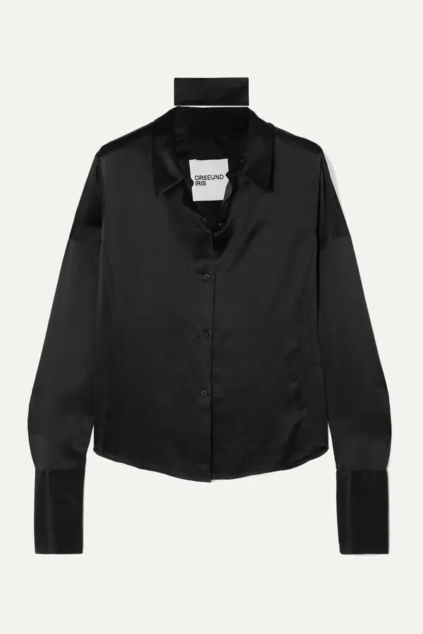 Orseund Iris Silk-satin Shirt