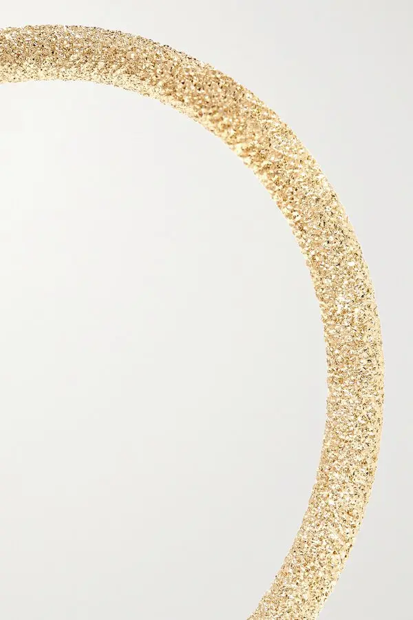 Carolina Bucci Florentine Finish Large Hoop Earrings