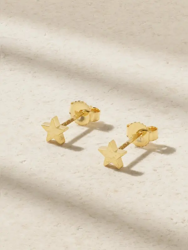 JENNIFER MEYER Star 18-karat Stud Earrings - Gold