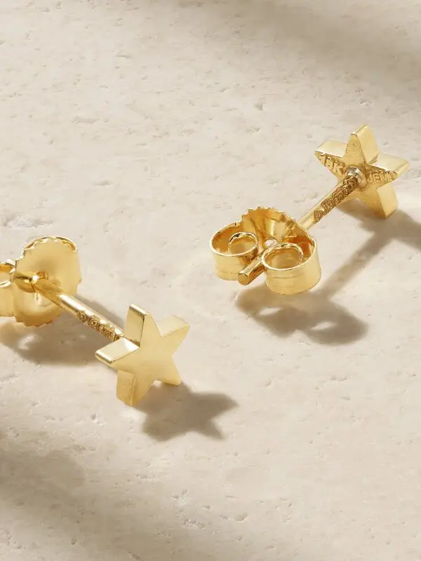 JENNIFER MEYER Star 18-karat Stud Earrings