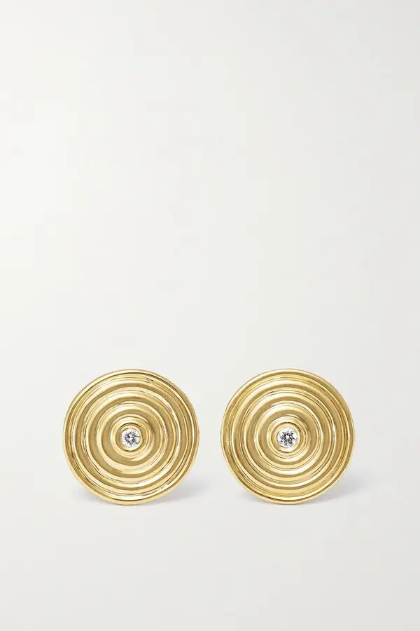 ALMASIKA Universum 18-karat Diamond Earrings