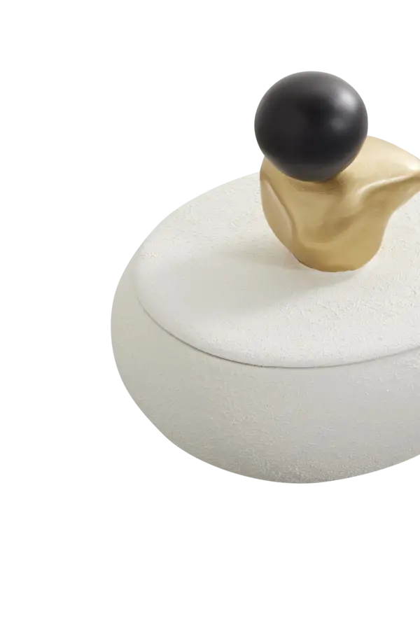 Anissa Kermiche Earthenware Jewelry Box In Ivory - 40% Off