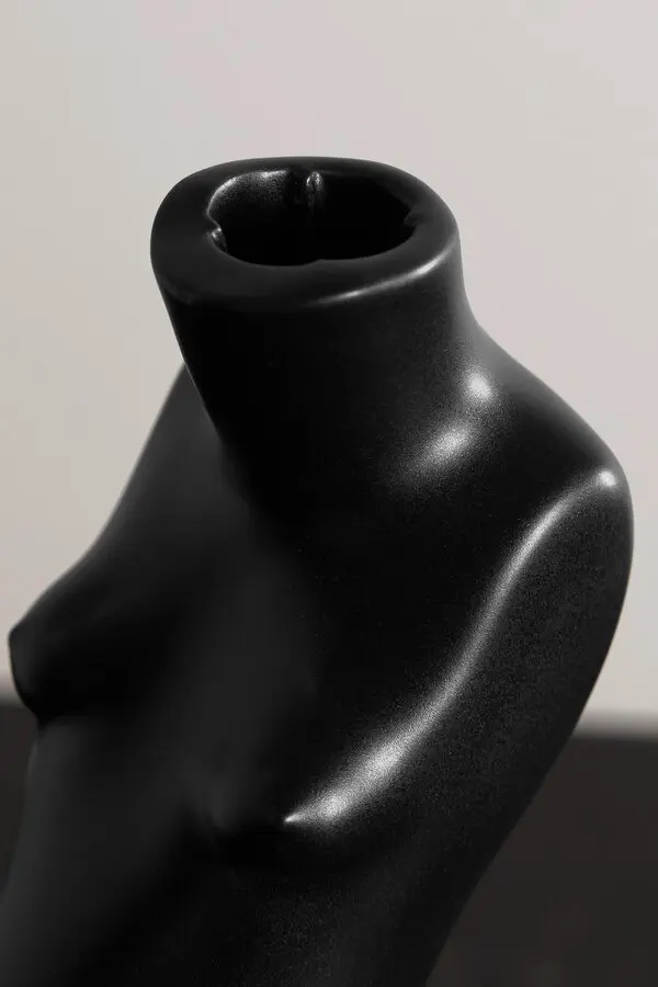 Anissa Kermiche Tit For Tat Ceramic Candlestick