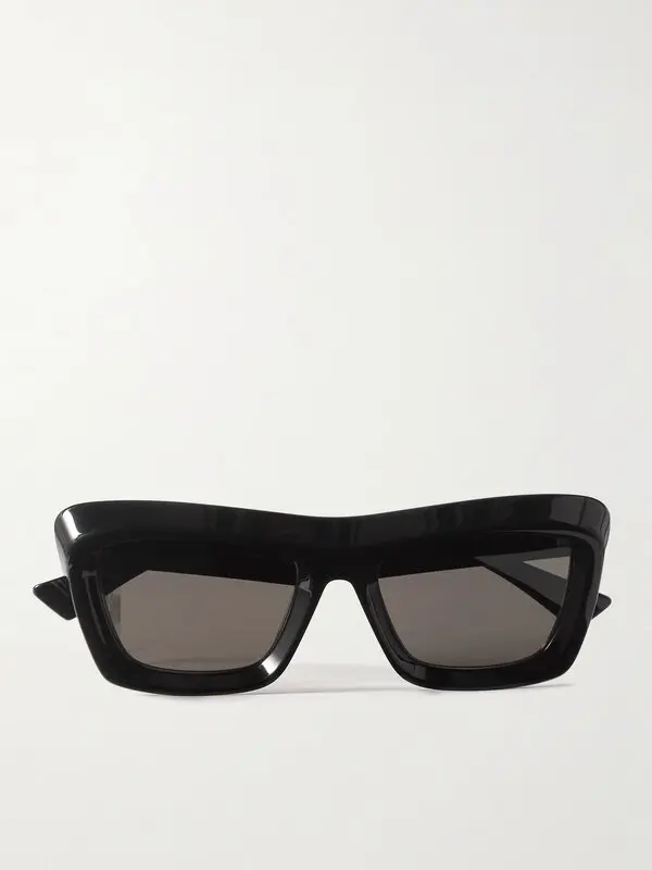 Bottega Veneta Oversized Square-frame Sunglasses - Black