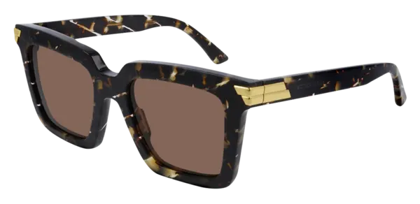 Bottega Veneta Oversized Square-frame Sunglasses - Tortoiseshell