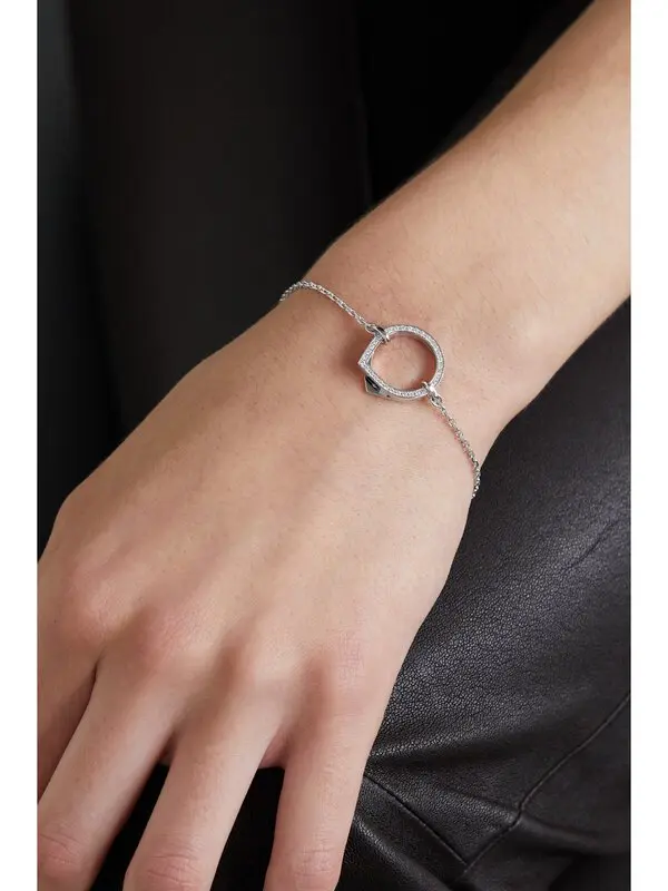 REPOSSI Antifer 18-karat Diamond Bracelet - Silver