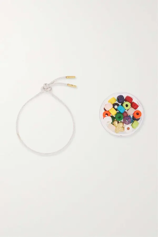 Carolina Bucci Forte Beads 18-karat And Lurex Bracelet Kit
