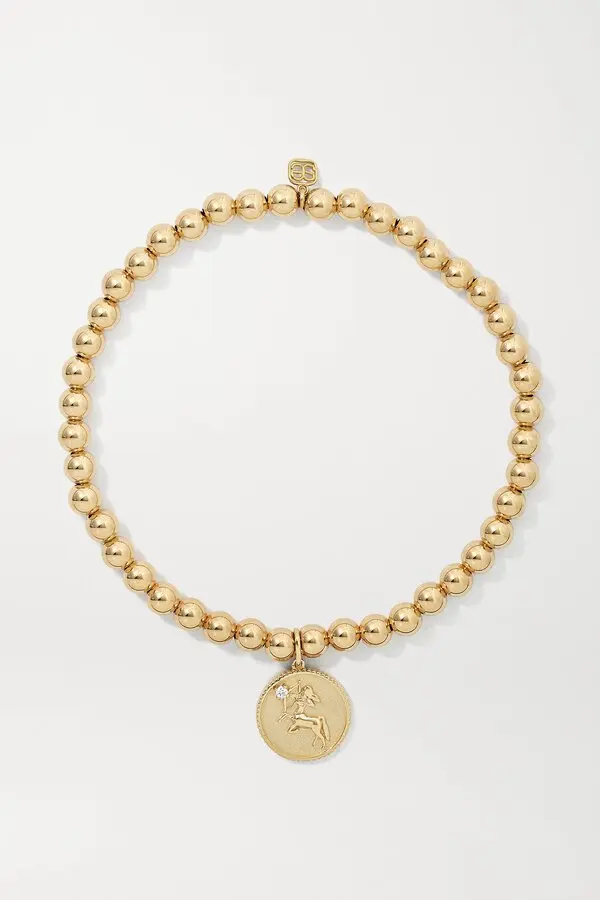 SYDNEY EVAN Sagittarius Diamond Bracelet - Gold
