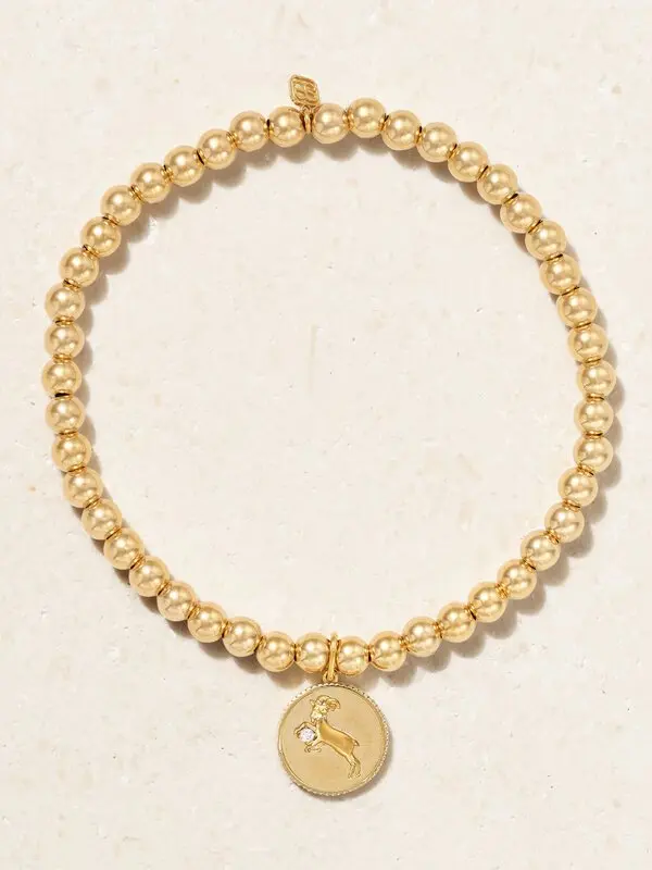 SYDNEY EVAN Capricorn Diamond Bracelet - Gold