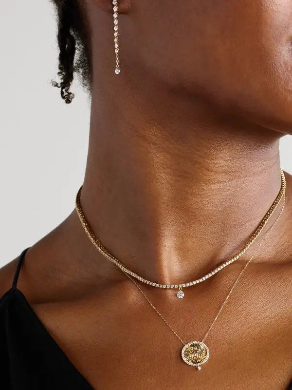 PERSEE 18-karat Diamond Necklace