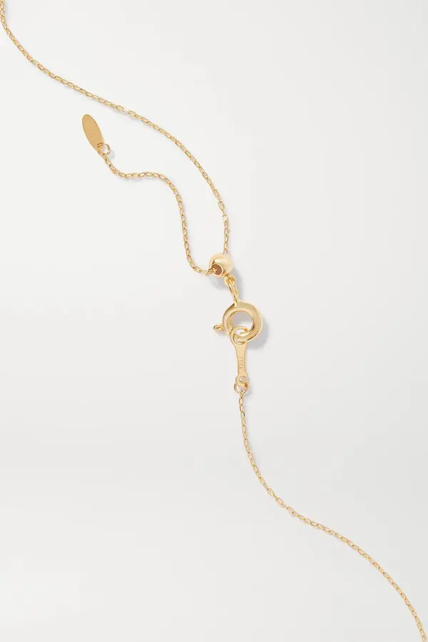 PERSEE Initial 18-karat Diamond Necklace