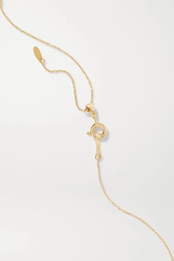 PERSEE Initial 18-karat Diamond Necklace