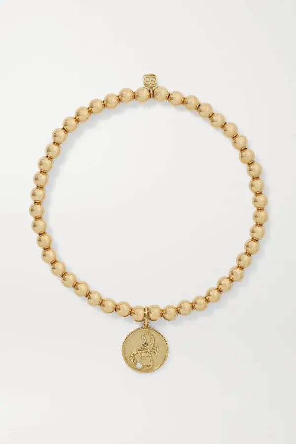 SYDNEY EVAN Scorpio Diamond Bracelet - Gold