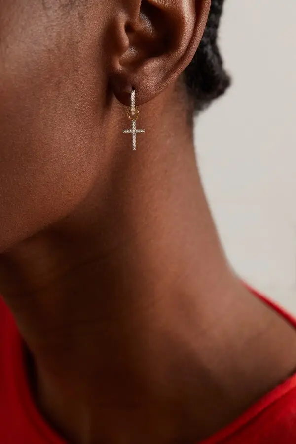 Mateo 14-karat Diamond Hoop Earrings