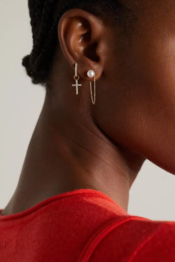 Mateo 14-karat Diamond Hoop Earrings