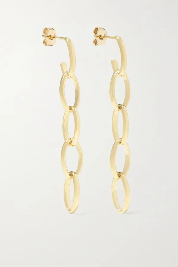 JENNIFER MEYER Medium Edith 18-karat Earrings