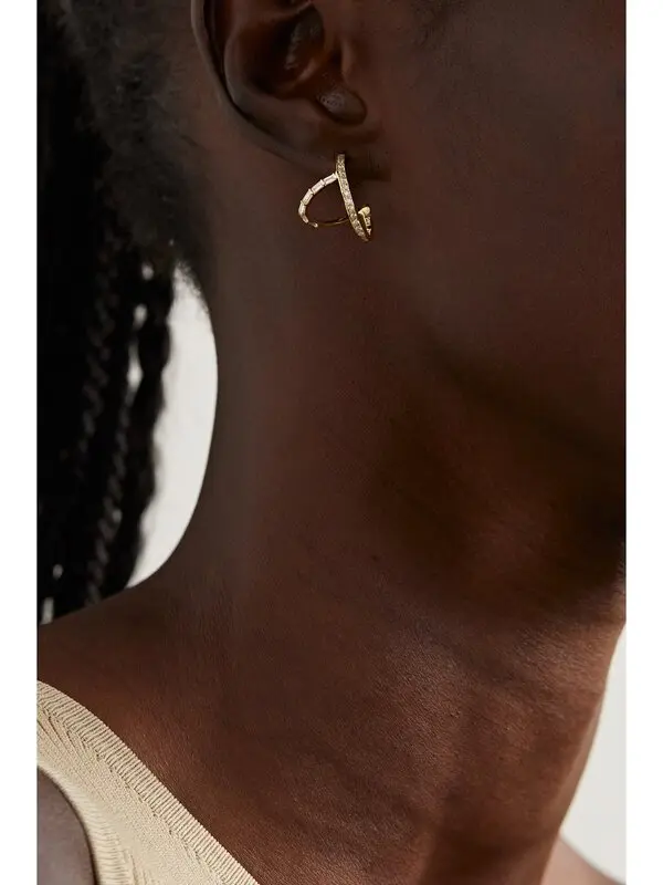 Mateo 14-karat Diamond Y Earrings