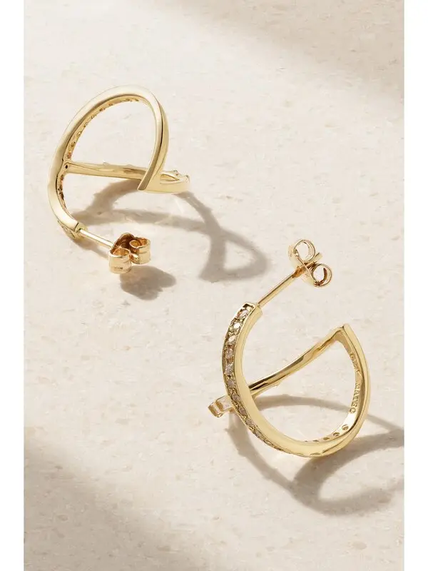 Mateo 14-karat Diamond Y Earrings