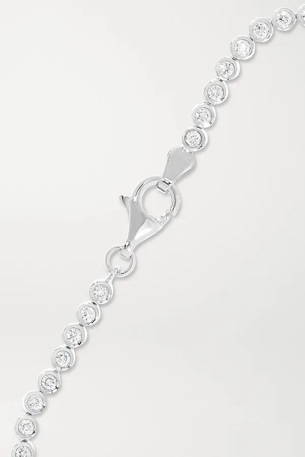 LORRAINE SCHWARTZ 2b Happy Medium 18-karat Diamond Bracelet - White Gold